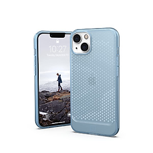 URBAN ARMOR GEAR [U] by UAG Designed for iPhone 13 Case Blue Cerulean Lucent Slim Fit Lightweight Stylish Transparent Impact Resistant Protective Phone Cover, [6.1 inch Screen]