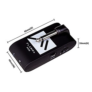 FLAMMA Guitar Headphone Amp Portable with 28 Drum Grooves 14 Built-in Effects 14 Amplifier Models 5 Tone Colors Support Bluetooth USB Audio Recording and Playback OTG Function Home Practice