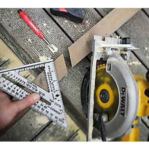 SWANSON Tool Co S0101 7 Inch Speed Square, Blue