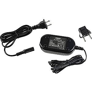 HQRP AC Adapter Charger Compatible with JVC Everio GZ-MG130 GZ-MG130U GZ-MG155 GZ-MG155U GZ-MG255 GZ-MG255U GZ-MG330 GZMG330 Digital Camcorder AP-V14U AP-V15U + Euro Plug Adapter