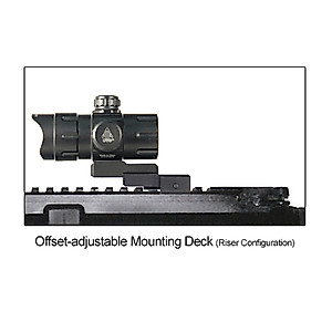 UTG 4.2" ITA Red/Green CQB Dot with QD Mount, Riser Adaptor