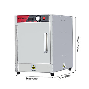 Asypets Asypets Food Warming Cabinet - Hot Box Food Warmer, Multifunctional Storage, Stainless Steel, Excellent Insulation, 850W Cabinet, Water Tray, Restaurant Grade,Single Door,4th Floor