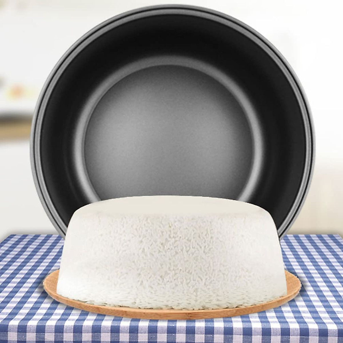 DOITOOL Inside Pot Inner Cooking Pot Rice Cooker Inner Pot Rice Cooker Liner Non- stick Rice Cooking Container Rice Cooker Pot Electric Cooker Accessory Style B Pressure Cooker Inner Pot Rice Cooker Accessories