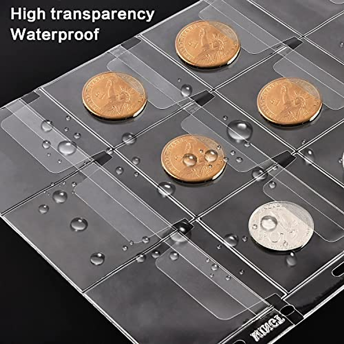 Collector Case Compatible with 5 Surprise Mini Brands Toys Series 1 2 3 and Coin Collection Supplies Pages for Collectors Bundle