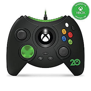 Hyperkin Duke Wired Controller for Xbox Series X|S/Xbox One/Windows 10 (Xbox 20th Anniversary Limited Edition) (Black) - Officially Licensed by Xbox