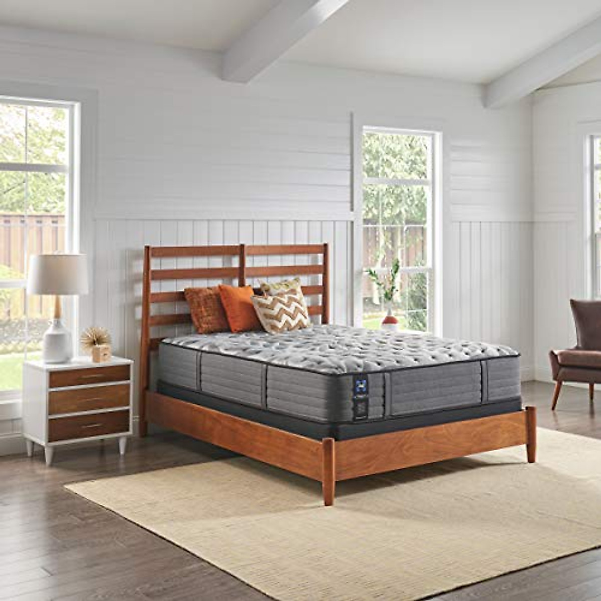 Sealy Posturepedic Plus Mattress with Surface-Guard, Tight Top 12-Inch Ultra Firm, Queen, Grey, 52730351