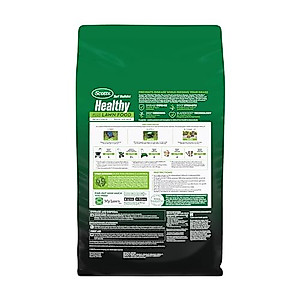 Scotts Turf Builder Healthy Plus Lawn Food, 2-in-1 Fungicide and Fertilizer, Helps Grass Withstand Summer Stress, 4,000 sq. ft., 13.70 lbs.