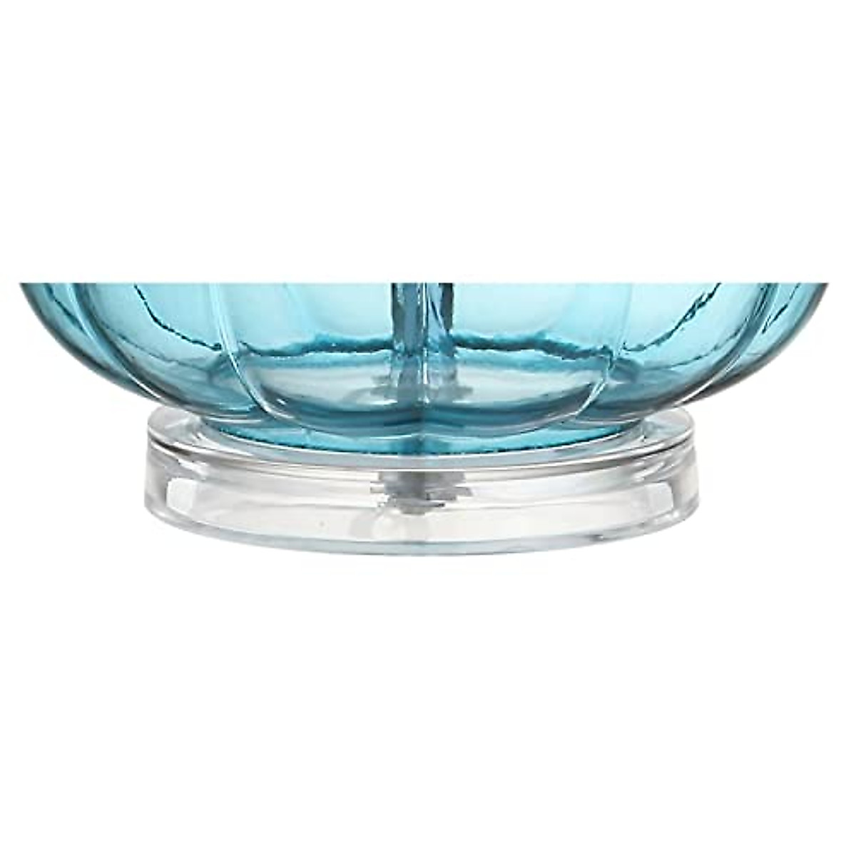 JONATHAN Y JYL1079B-SET2 Set of 2 Table Lamps Bette 28.5" Glass Teardrop LED Table Lamp Contemporary Bedside Desk Nightstand Lamp for Bedroom Living Room Office College Bookcase, Aqua