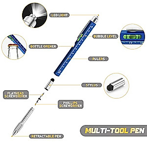 GLOPUS Dad Gifts from Daughter, 9 In 1 Multitool Pen, Father's Day Gifts for Dad, Birthday Gifts for Men Gifts, Boyfriend Gifts for Grandpa, Cool Gadgets for Men, Gifts for Men Who Have Everything