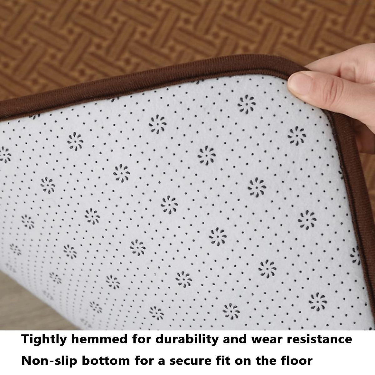 Tatami Carpet Mat Non-Slip Foldable, Rattan Sleeping Mat Crawling Mats, Living Room Bedroom Area Rug Soft Cushion Floor Futon, Japanese Floor Bed Sleeping Rest Playing Mat