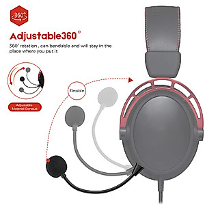 AKKE Cloud Alpha Pro Replacement Mic 2 PCS 3.5mm Detachable Game Microphone Boom Compatible Cloud Alpha S, Alpha PRO Gaming Headsets