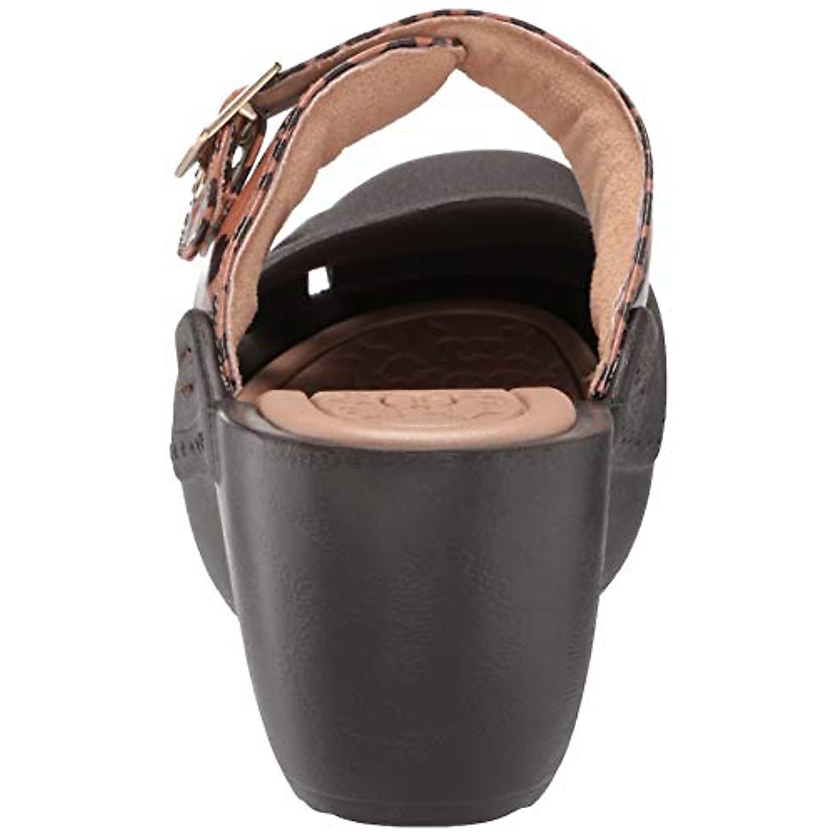 Dr. Scholl's Shoes Women's Dance On Clog, Brown Leopard, 7