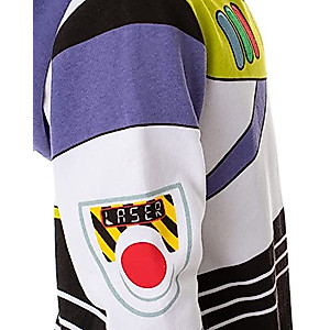 Disney Boy's Toy Story Buzz Lightyear Space Ranger Pullover Hoodie (Small)