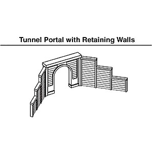Woodland Scenics Cut Stone HO Tunnel Portals