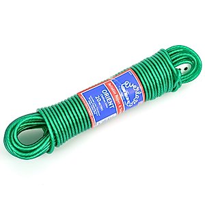 EVERLASTO Quality 20m 'Orient' PVC Clothes/Washing Line 4.8mm Thick - Green