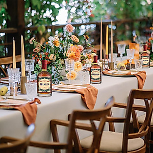 Danmu 8 Pack Glass Bottles, 12.6oz Glass Bottles with Cork,Glass Bottles with Lids,Wine Bottles,Sauce Bottles,Shrink Capsules Included,375ml Glass Bottles for Decorations, Party Favors