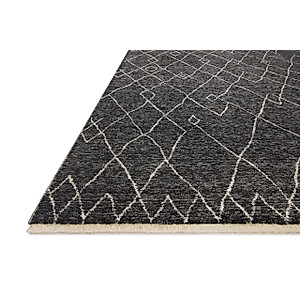 Loloi II Vance Collection VAN-11 Charcoal/Ivory 2'-3" x 3'-10" Accent Rug