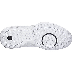 K-Swiss Men's Hypercourt Express 2 Tennis Shoe, White/Black, 9 M