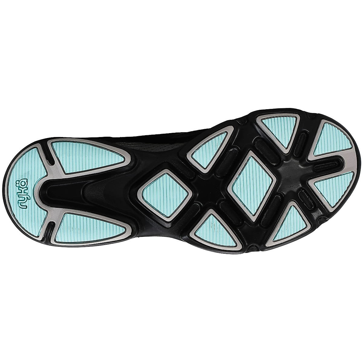 Ryka Women's Devotion Plus 2 Walking Shoe, Black/Grey, 7 M US