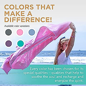 BlankieGram Healing Thoughts Throw Blanket - Healing Blanket - Positive Energy - Inspirational Blanket - Perfect Get Well Gifts for Women, Men and Children - (50 x 60)