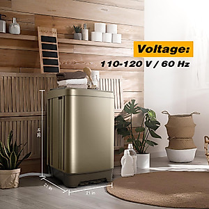 AYCLIF AYC-XQB201A-GOLD6-M02 Apartment Washer