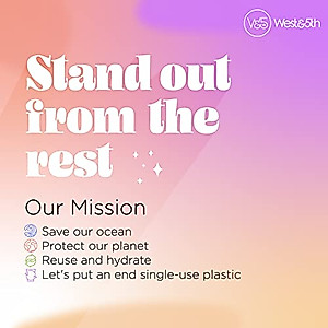 WEST & FIFTH Grid Plastic Cold-Cup Tumbler with Straw, Iridescent Semi-Transparent Square-Textured Cup, BPA-Free Double-Wall Cup for Iced Coffee, Cold Drinks, or Water, 24oz., Mint