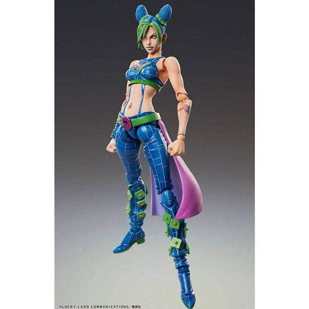 Medicos JoJo’s Bizarre Adventure Part 6: Chozo Kado Jolyne Cujoh Super Action Statue Figure, Multicolor
