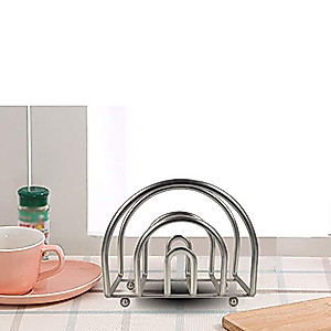 Napkin Holders,Tabletop Upright Napkin Holder,Decorative Tissue Holder,Collection Vertical Stand Home Decor Basic Non-Slip Napkin Holder Kitchen Storage Tissue Table Iron Cutting Board Racks