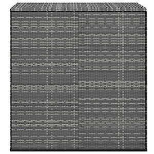 TIFITGO Asomie Patio Cushion Box PE Rattan Gray Indoor stockage bin home chest house tank Outdoor Furniture Outdoor Storage Boxes US Stock Fast Shipment Anthracite