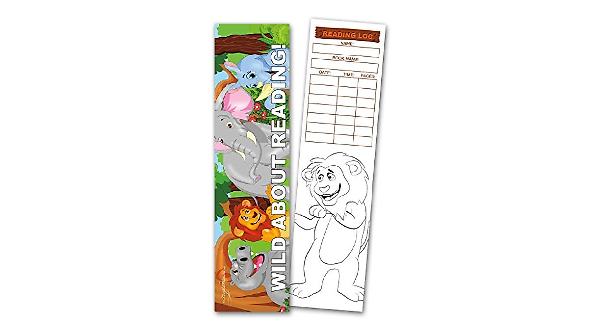 Colorful Bookmarks with Reading Logs for Kids | Boost Reading Motivation