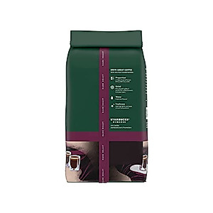 Starbucks Ground Coffee—Dark Roast Coffee—Espresso Roast—100% Arabica—1 bag (28 oz)