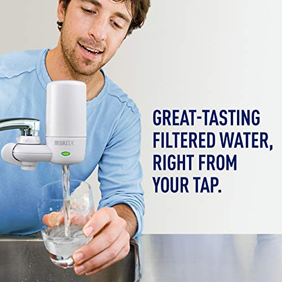 Brita On Tap Filtration system Replacement Filter, White