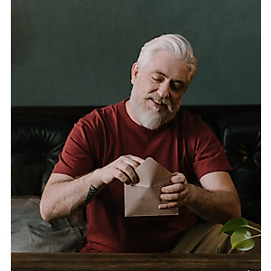 Iconikal Kraft Christmas Thank You Note Cards with Envelopes, Foil Embellished, 30-Count