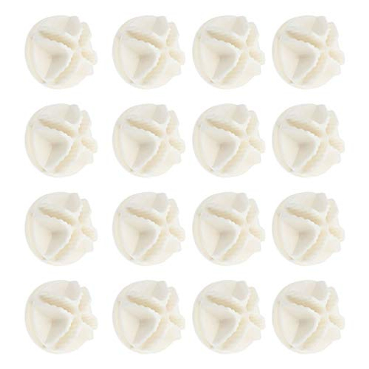 Cabilock 20pcs White Wire Cube Plastic Connectors for Modular Storage Organizer Closet and Wire Shelving Closet Clasp Buckle Clip Buttons