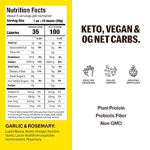 BRAMI Lupini Beans Snack, Variety Pack | 7g Plant Protein, 0g Net Carbs | Vegan, Vegetarian, Keto, Plant Based, Mediterranean Diet, Non Perishable, 5.3 Ounce (Pack of 8)