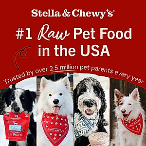 Stella & Chewy’s Freeze Dried Raw Dinner Patties – Grain Free Dog Food, Protein Rich Stella’s Super Beef Recipe – 14 oz Bag