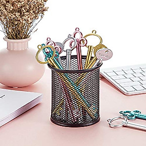 Key Shape Pen Vintage Key Gel Ink Pens Cute Novelty Pens Black Fine Point Pen for Office Stationary School Supplies(36 Pieces)