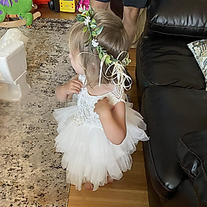 DDazzling Green Leaf Floral Crown Eucalyptus Flower Women Girls Headband Flower Headpiece Bridal Halo Photo Prop (Green)