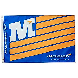 McLaren F1 Fan Flag, Orange, One Size
