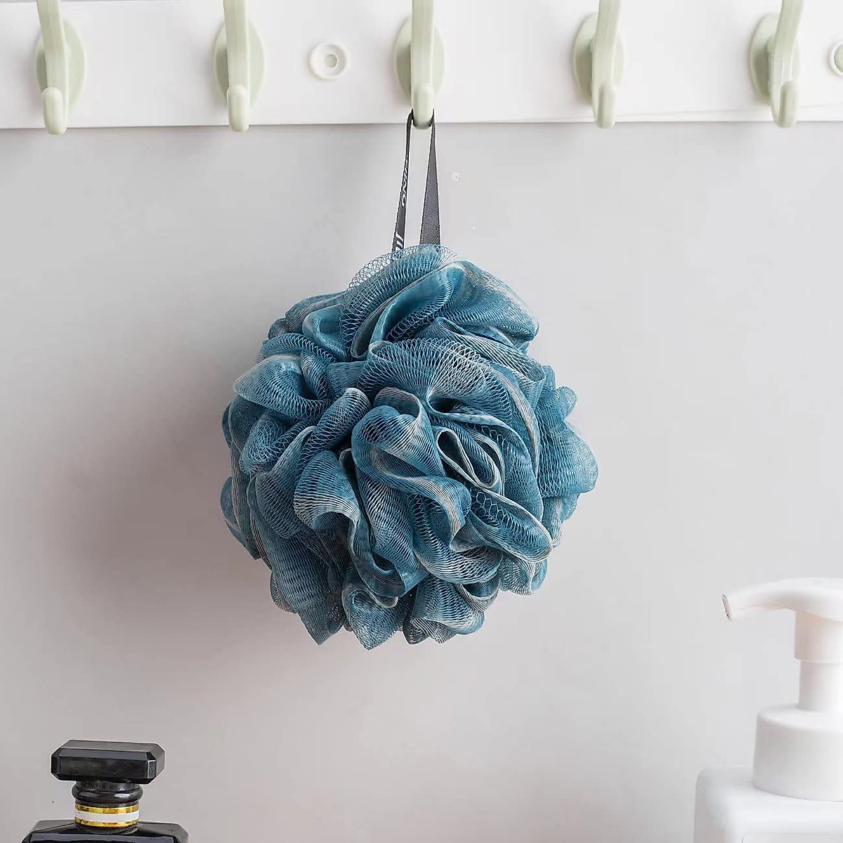 Darkblue Bath Shower Loofah Sponge, Skin Care Men Women Bathing Accessories 50g (1 Pack)