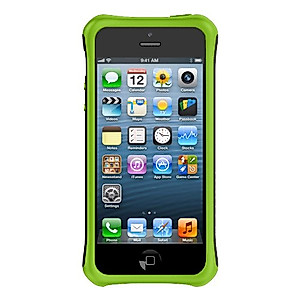 Ballistic AP1085-A005 Aspira Series Case for iPhone 5 - 1 Pack - Retail Packaging - Black/Lime Green