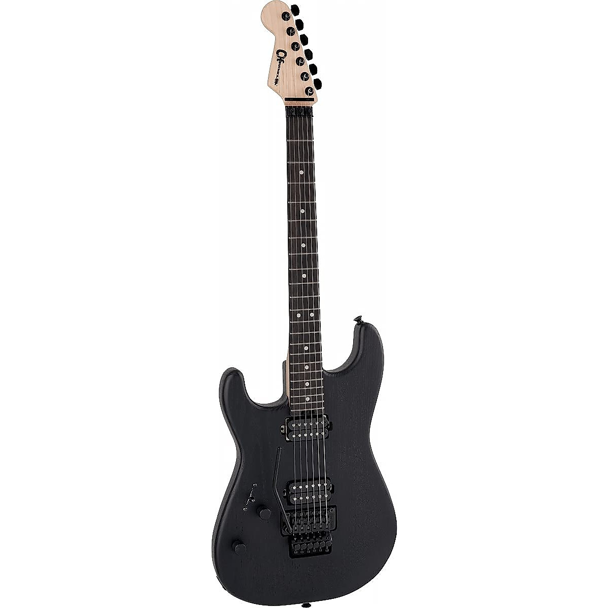 Charvel Pro-Mod San Dimas Style 1 HH FR Sassafras Left-handed Electric Guitar - Satin Black