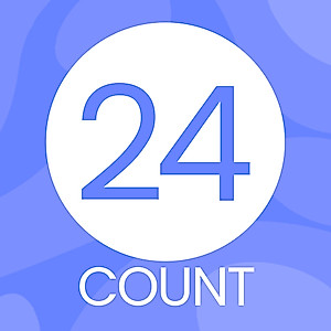 Black and Gold 40th Birthday Party Water Bottle Labels - 24 Stickers