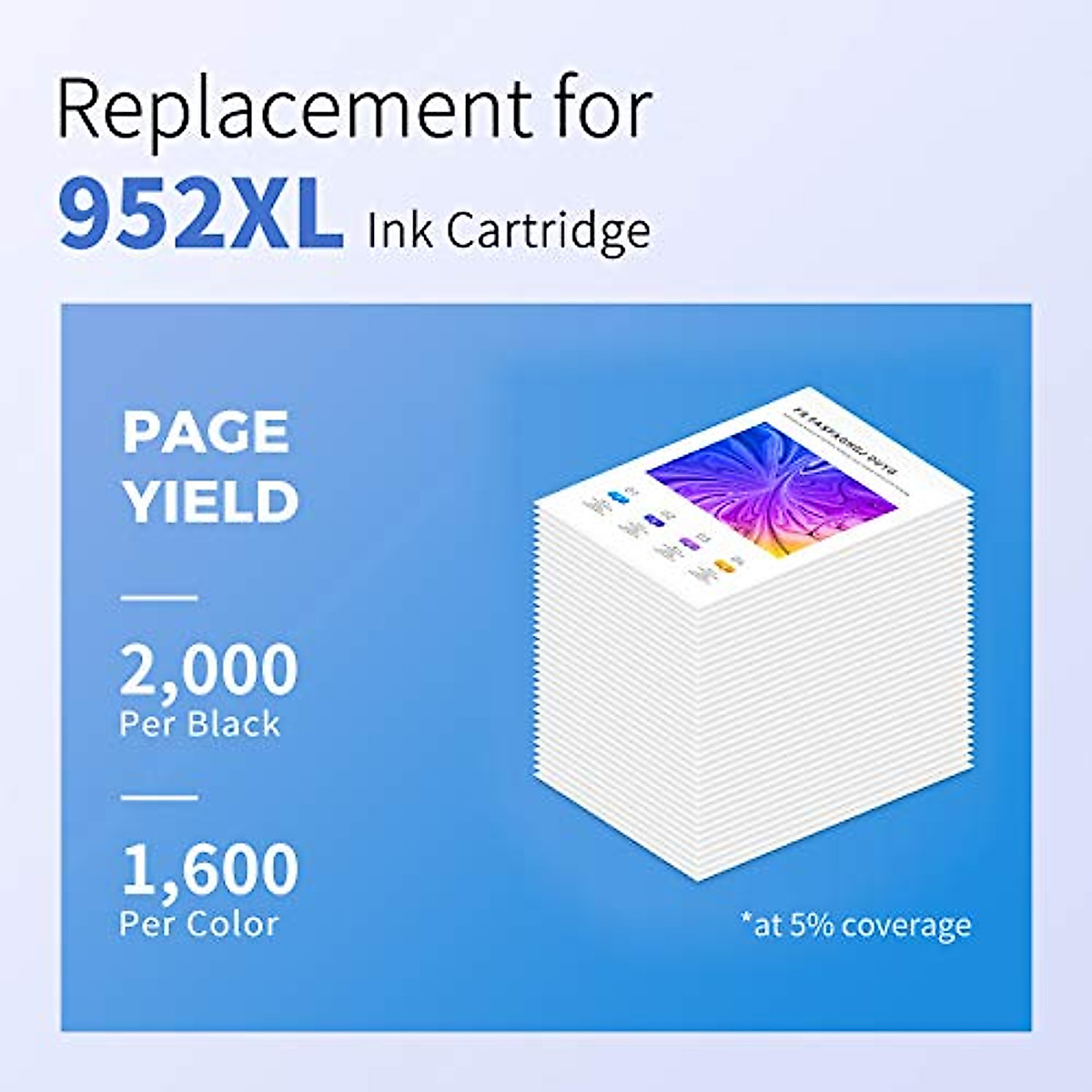 myCartridge SUPCOLOR Remanufactured Ink Cartridge Replacement for HP 952XL 952 XL use for OfficeJet 8702 8710 7720 7740 8216 8740 8730 8720 8730 8727 Printer (4-Pack)