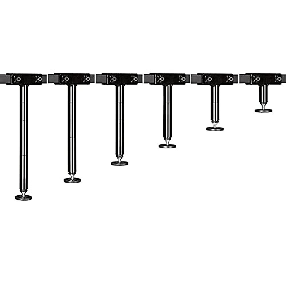 Hospitality Bed No Sag Mattress Slats - Center Support - Universal Size Adjusts from Full to Cal King