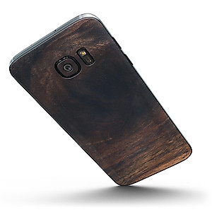 Design Skinz Design Skinz Knotted Rich Wood Plank Full-Body Wrap Decal Skin-Kit for The Galaxy S9