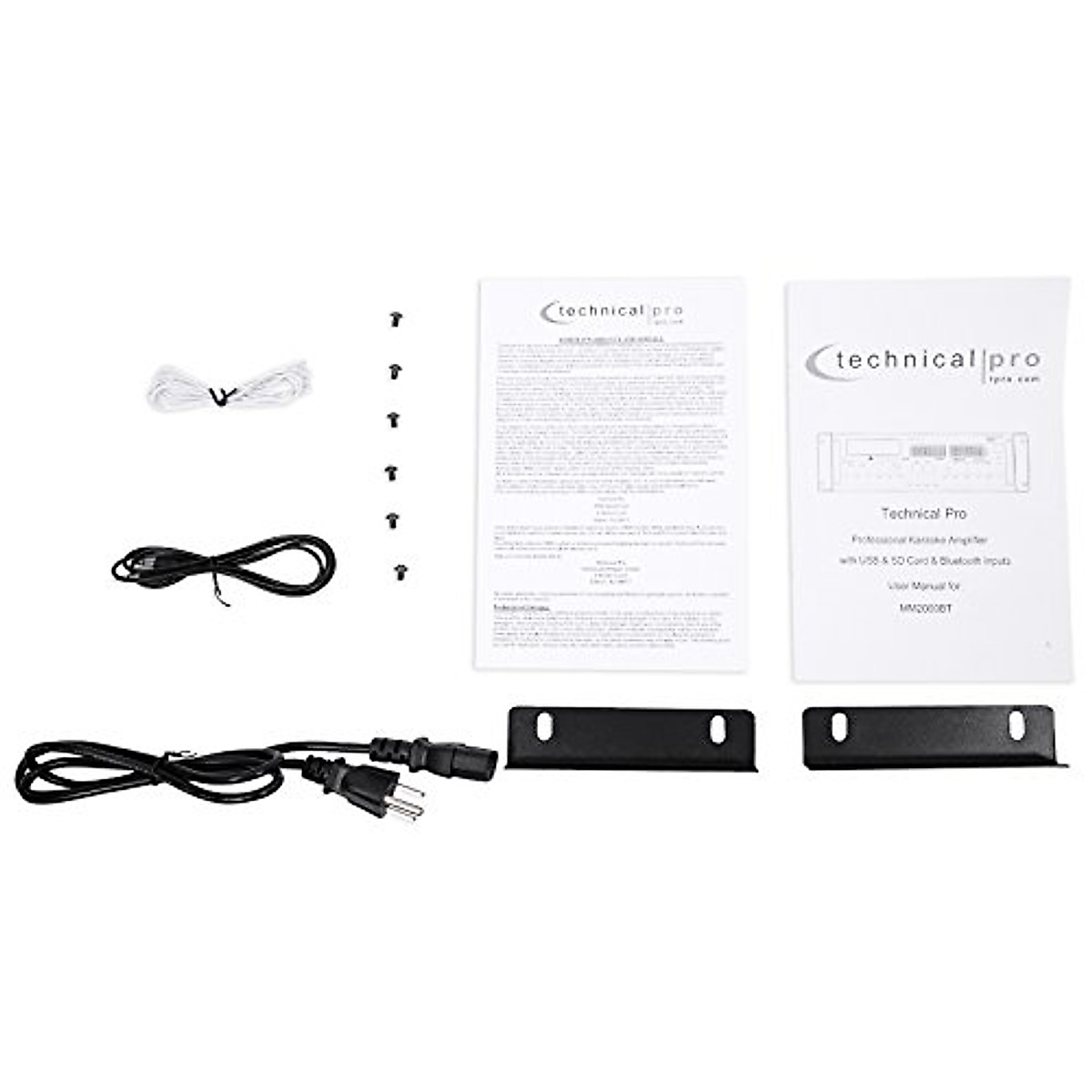 Technical Pro MM2000BT Powered Bluetooth Karaoke Mixer Amplifier Amp SD, USB