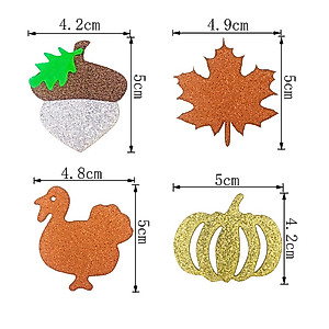 12pcs Paper Straws Decorative Drinking Straws Disposable Straws for Thanksgiving Supplies Party Favors - Mixed