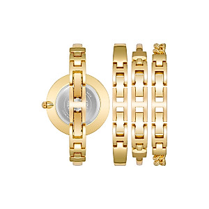 Anne Klein Women's Bangle Watch and Bracelet Set