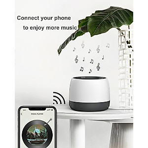 elesories White Noise Machine, Small Sound Machine for Adults Baby Sleeping, Also Be Used as a Multifunctional Speaker for Home, Office Privacy | Nursery | Travel | 13 Soothing Sounds